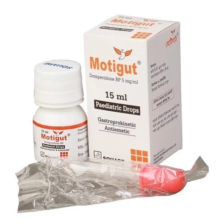 Motigut Pediatric Drops 5 mg/ml : Uses, Dosage, Side Effects, FAQ ...