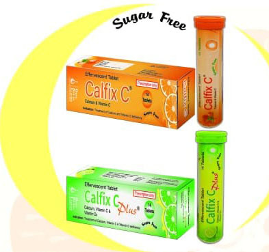 Calfix C Plus 1000 mg+327 mg (Elemental calcium)+500 mg+400 IU ...